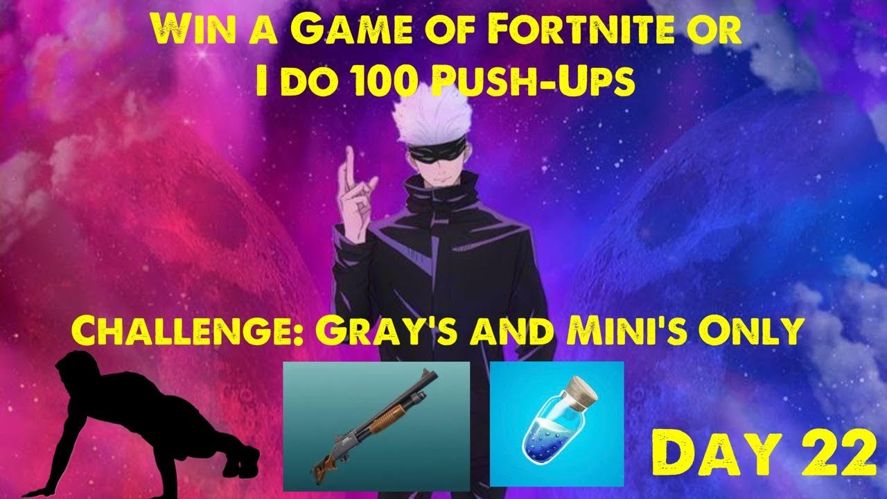Win or I do 100 Push-Ups: Day 22 - YouTube