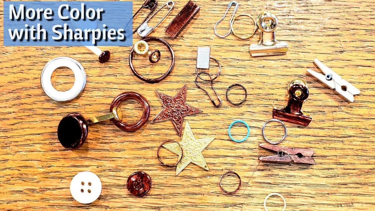 How to Color More Things with Sharpies - YouTube