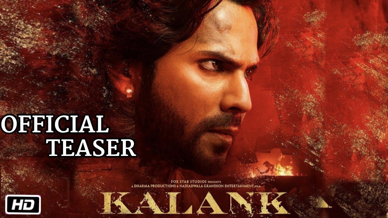 Kalank Official Teaser Look | Varun Dhawan as Zafar | Direct by ...