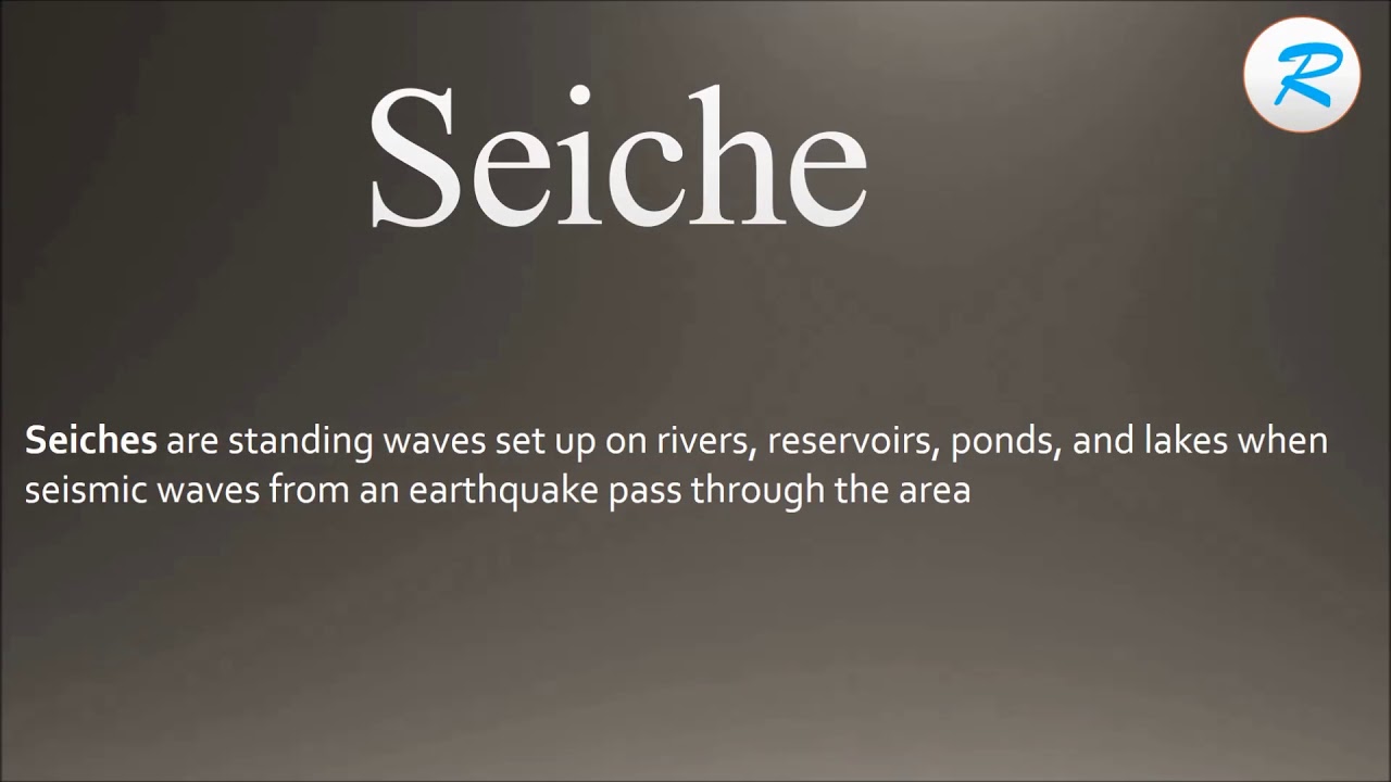 How to pronounce Seiche - YouTube