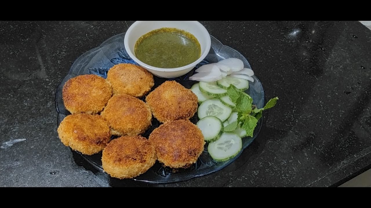 Crispy Aloo Chicken Tikki || Chicken Aloo Cutlets. - YouTube