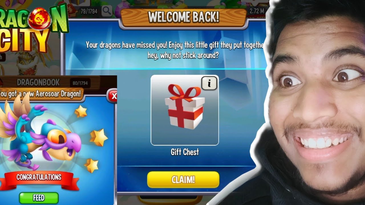 I Got Welcome Back Gift from Dragon City 😍 / Dragon City Gameplay - YouTube