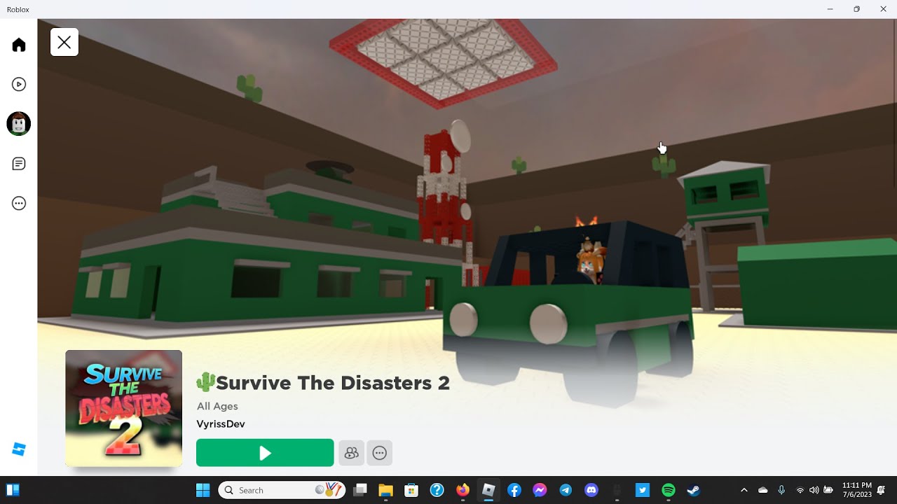 Roblox (survive the disasters 2) - YouTube