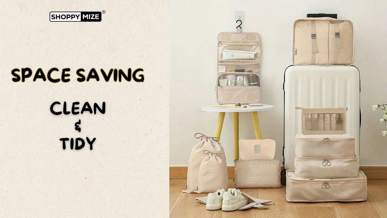 7 PCS Travel Luggage Organizers Bag - YouTube