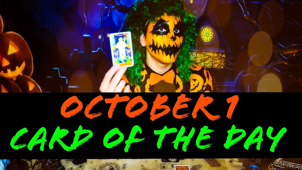 Happy October 1 🎃 Halloween Chit Chat and Card of The Day! - YouTube