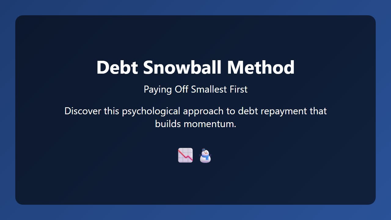 Debt Snowball Method Explained: Pay Off Your Smallest Debts First and ...