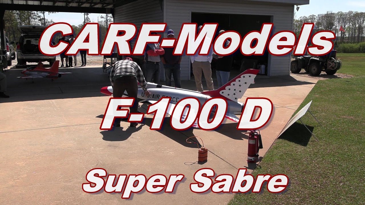 Marcio Jorge - CARF-Models F-100 D Super Sabre - 4-3-2021 - YouTube