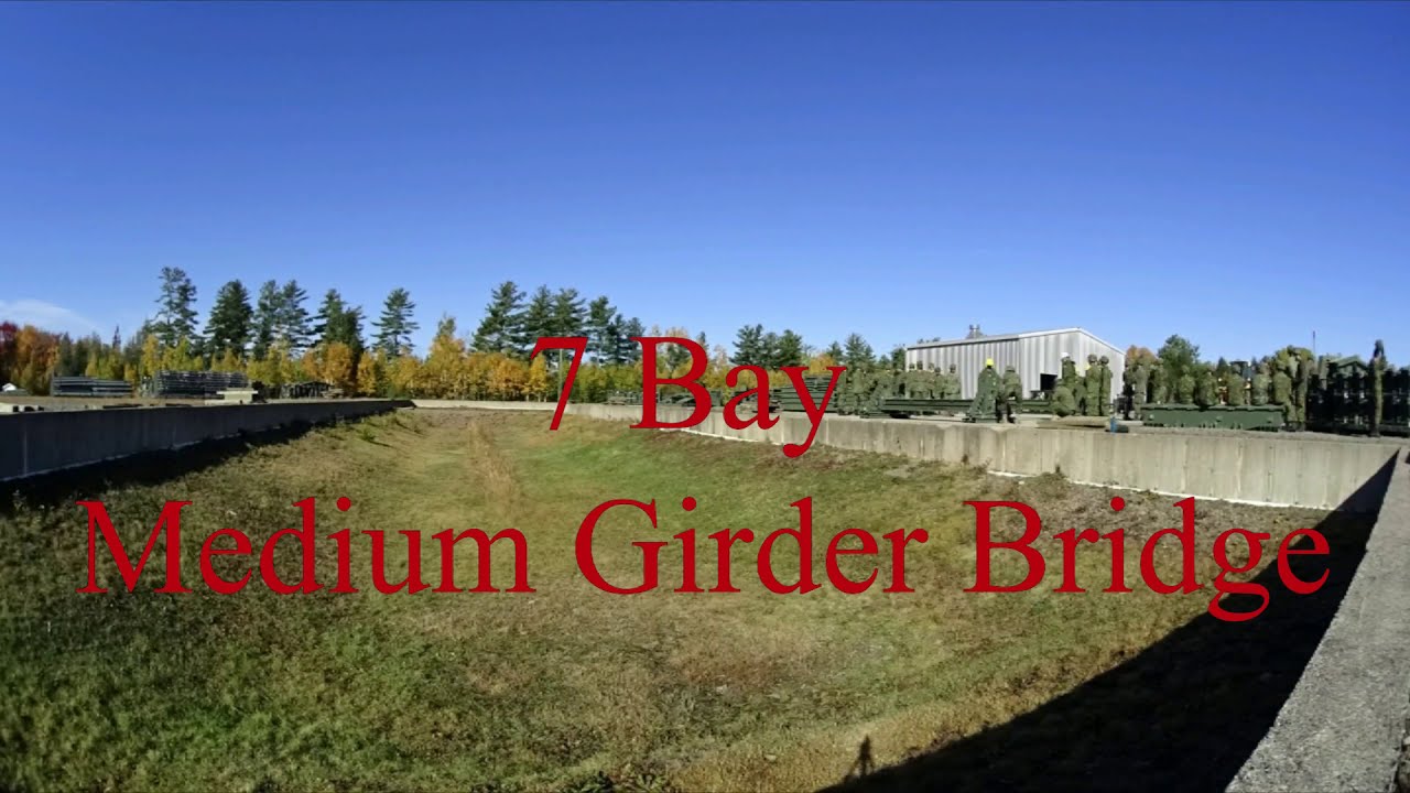 Canadian Army Combat Engineer DP1 7 Bay Medium Girder Bridge (MGB ...