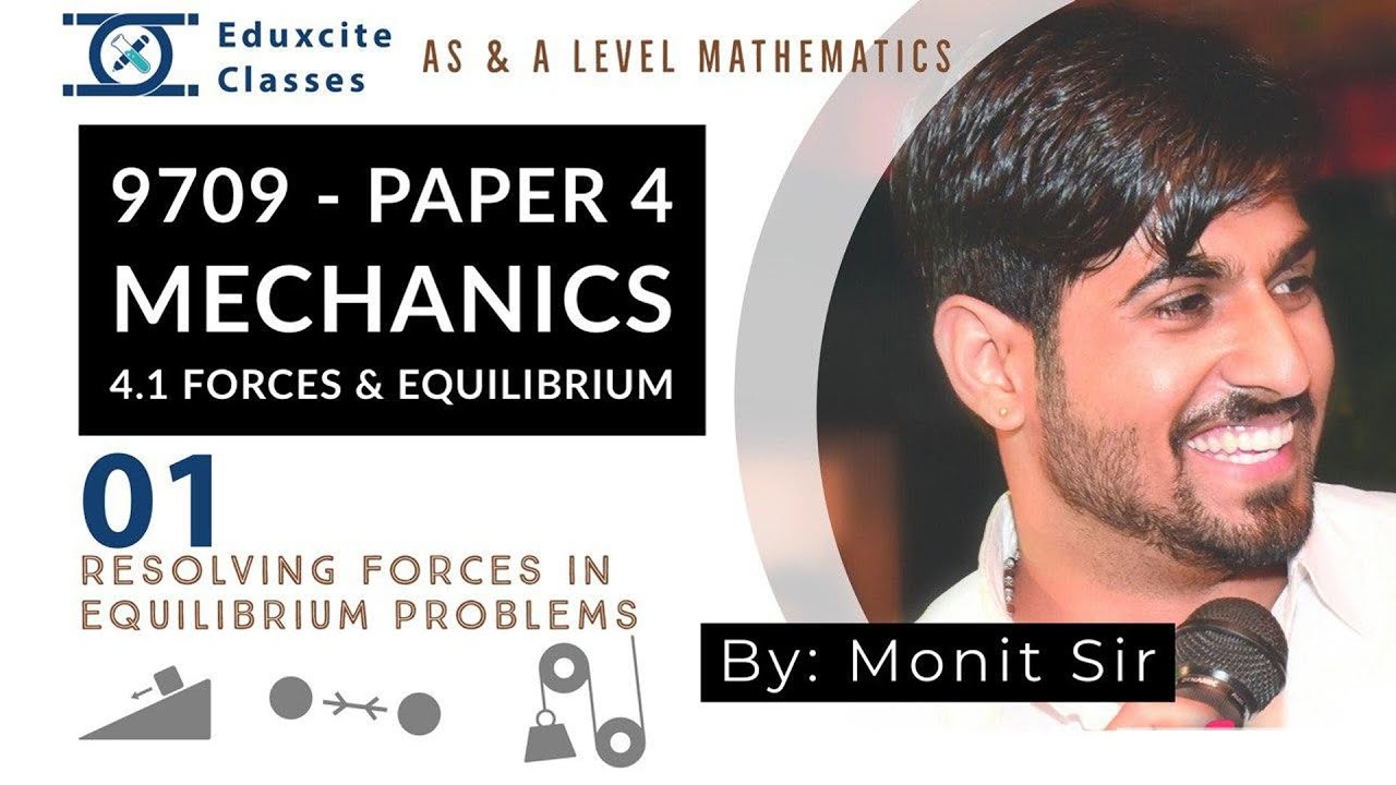 01 Resolving forces in equilibrium problems | Forces & Equilibrium ...