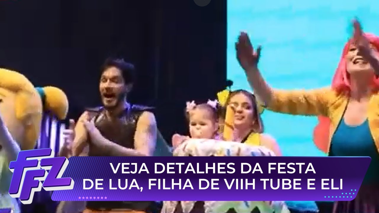 Veja detalhes da festa infantil de Lua, filha de Viih Tube e Eliezer ...