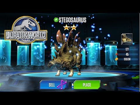 JURASSIC WORLD THE GAME: Hatch Super Rare STEGOSAURUS - Android ...