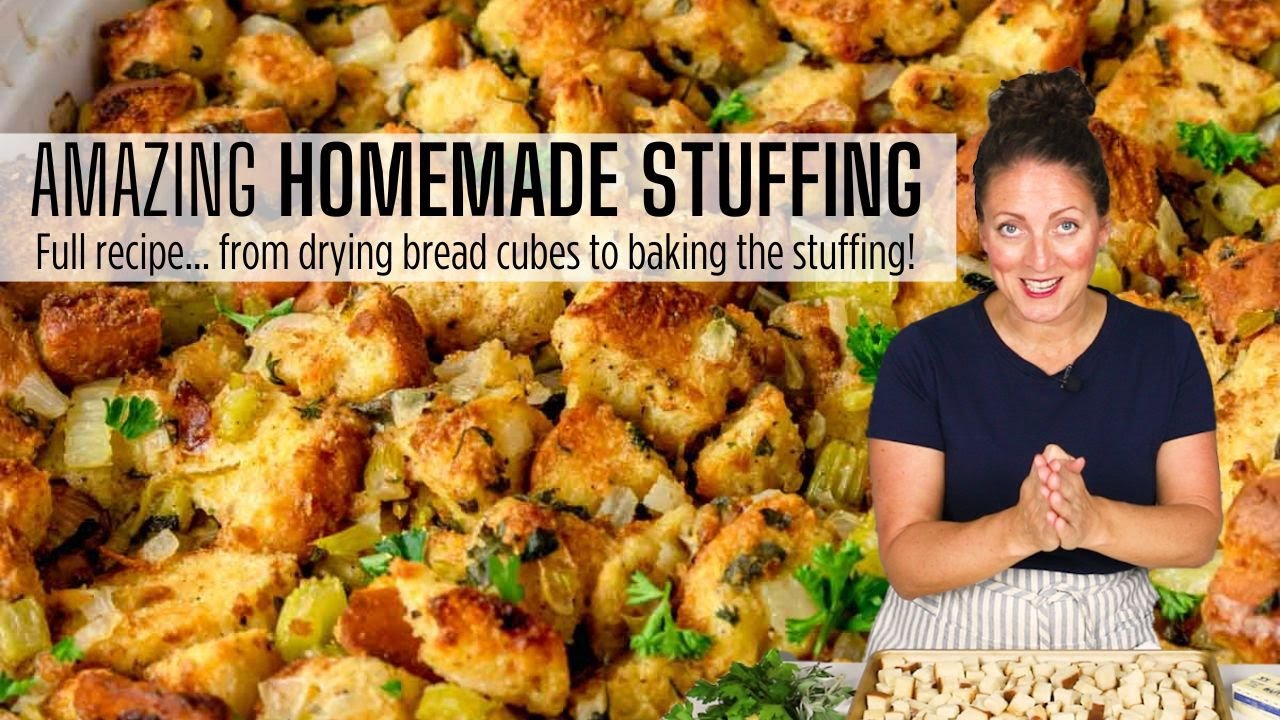 HOMEMADE STUFFING RECIPE | perfect for your Holiday table! - YouTube