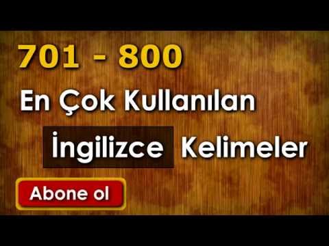 3500 İngilizce Kelime - 8