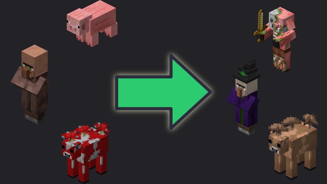 All transformations in Minecraft - YouTube