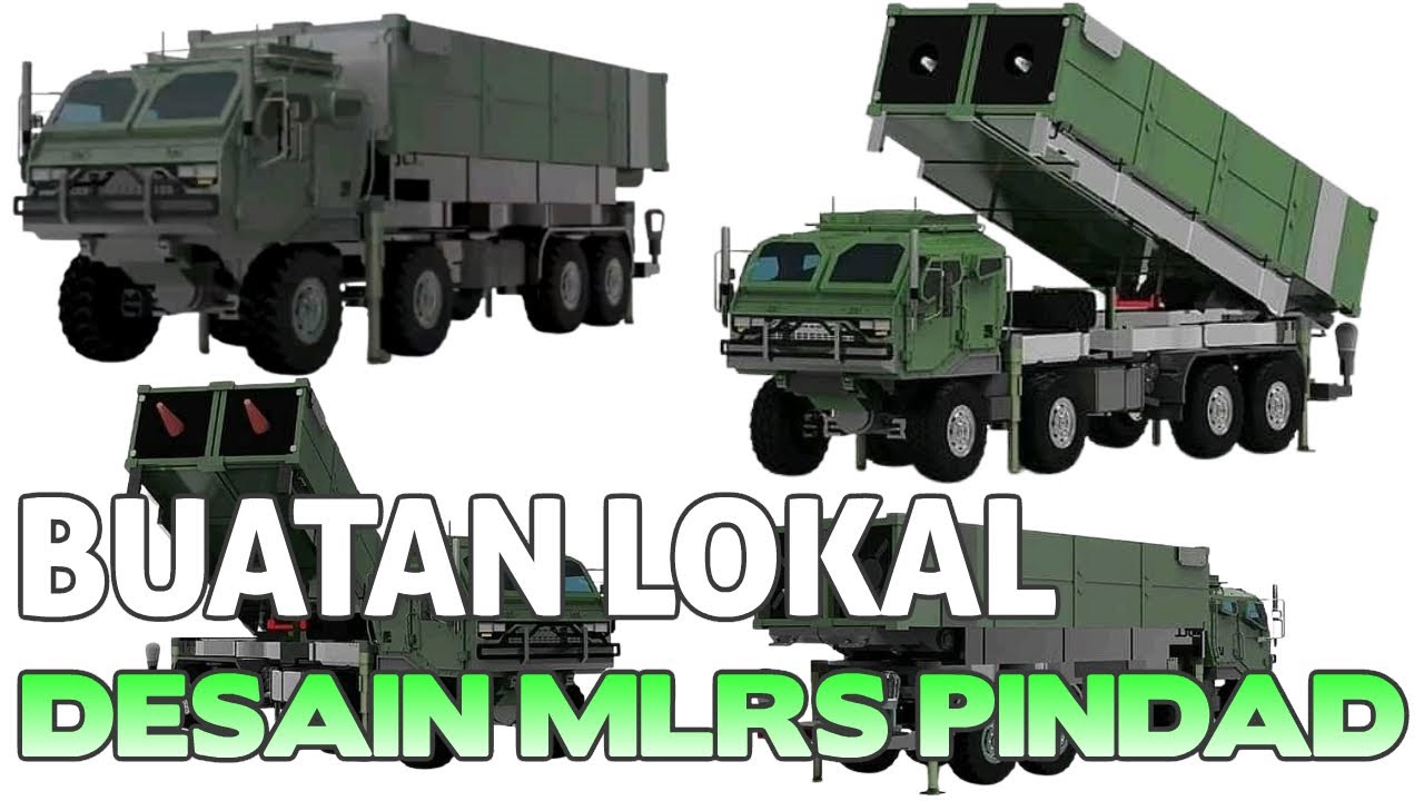 Ini Desain Kendaraan MLRS Peluncur Roket Buatan PINDAD - YouTube