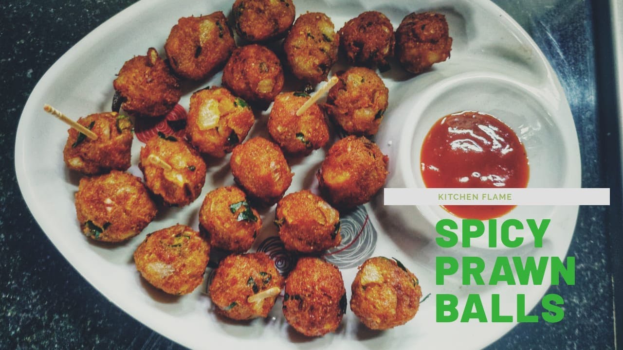 Spicy Prawn Balls/Crispy Shrimp Balls - YouTube