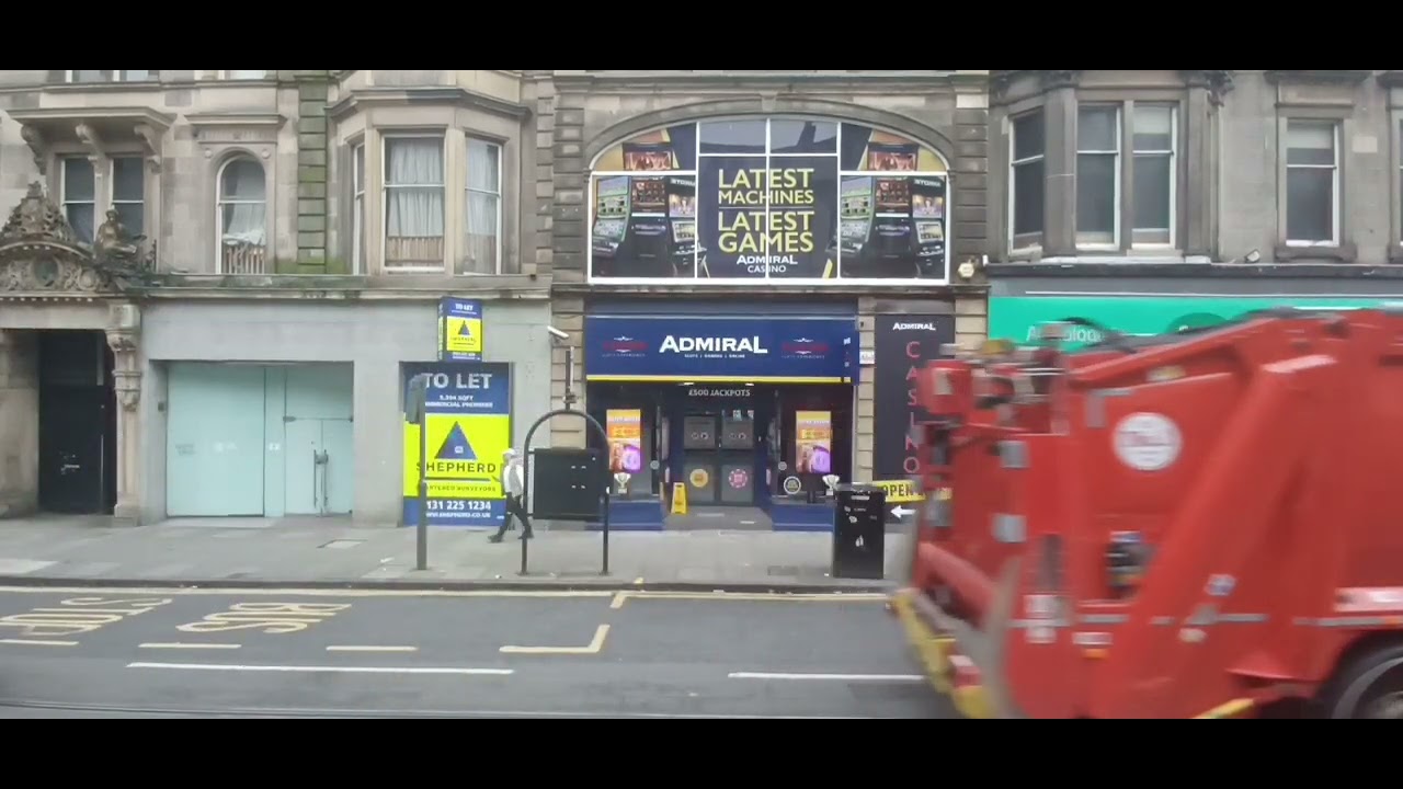 Scottish Citylink 900 Edinburgh station to Glasgow buchanan bus station ...