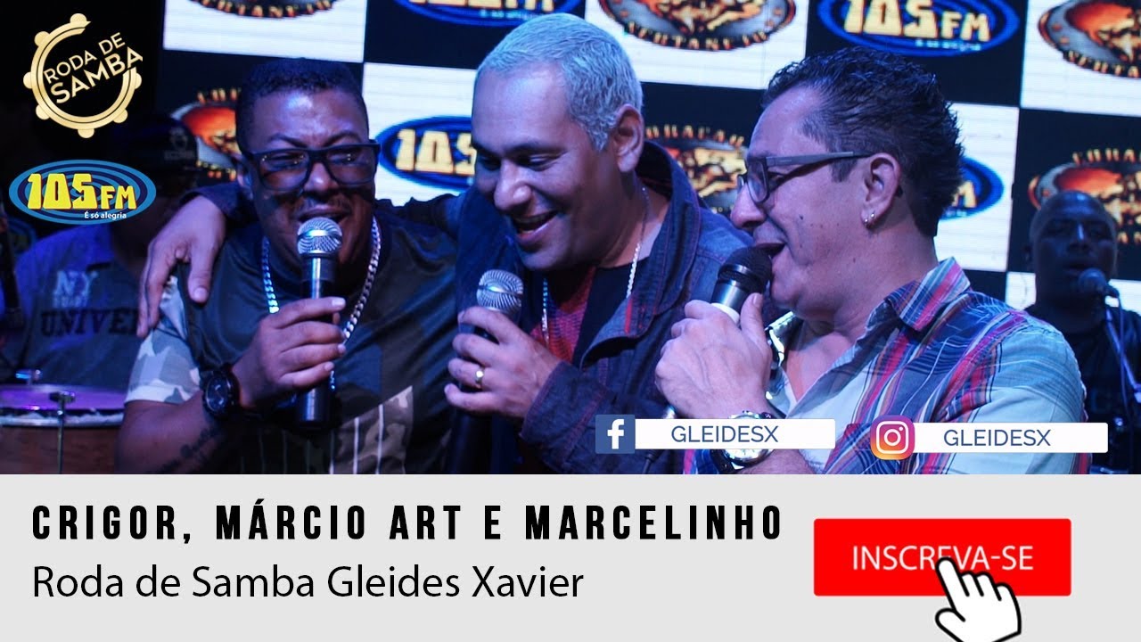 Crigor, Márcio Art e Marcelinho Freitas AO VIVO 105fm - YouTube