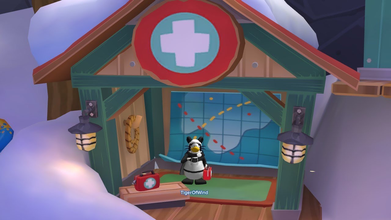 First Aid Building Glitch | Club Penguin Island - YouTube