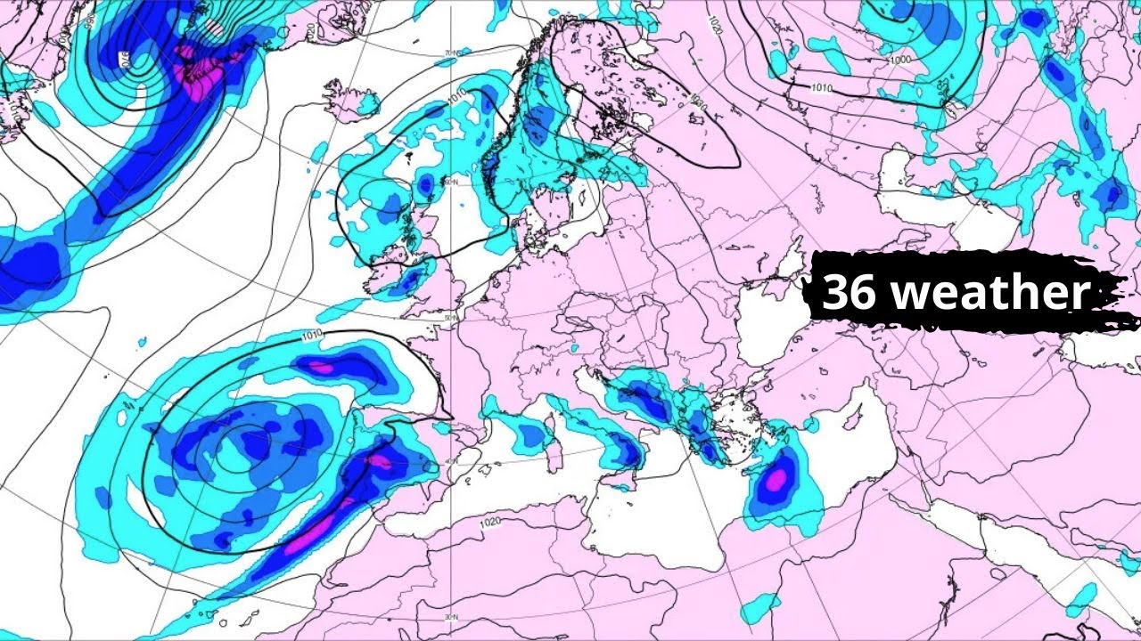 Europe Weather | February 3 , 2025 - ECMWF Model , Precipitation ( Rain ...