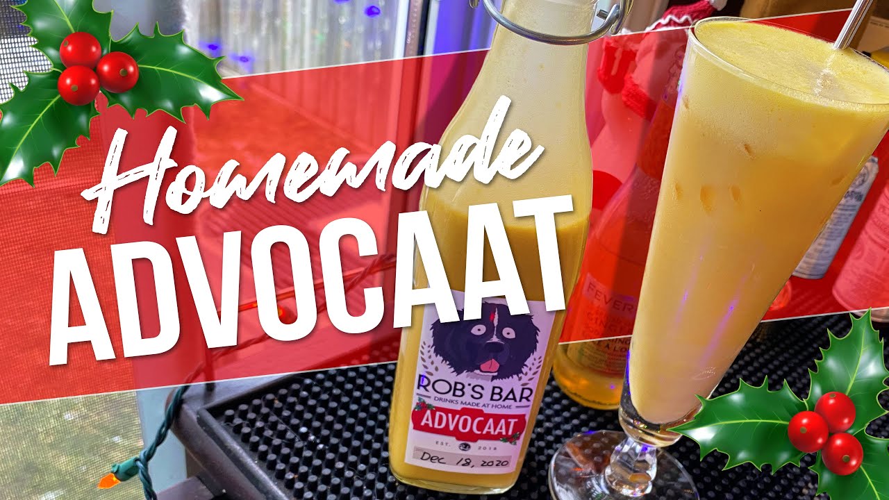 HOMEMADE ADVOCAAT | How to Make Advocaat Recipe with Vodka | Rob's Home ...