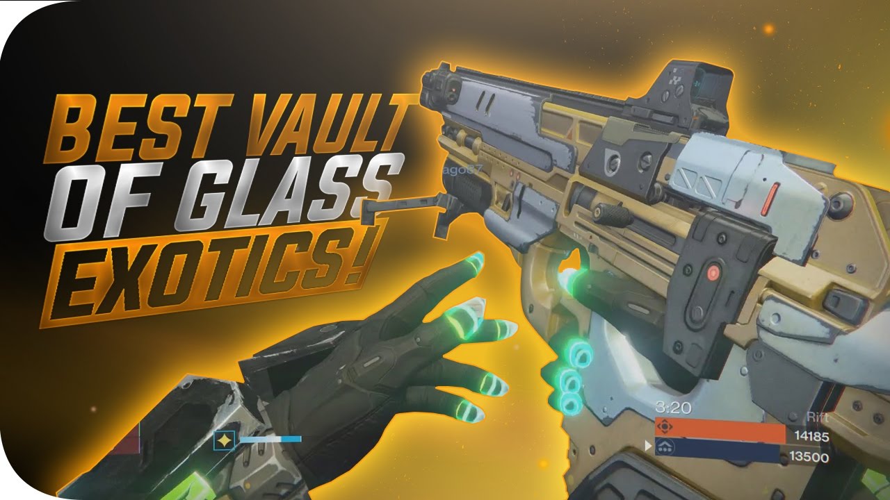 BEST VAULT OF GLASS YEAR 3 EXOTIC WEAPONS ! - VEX MYTHOCLAST + MORE ...