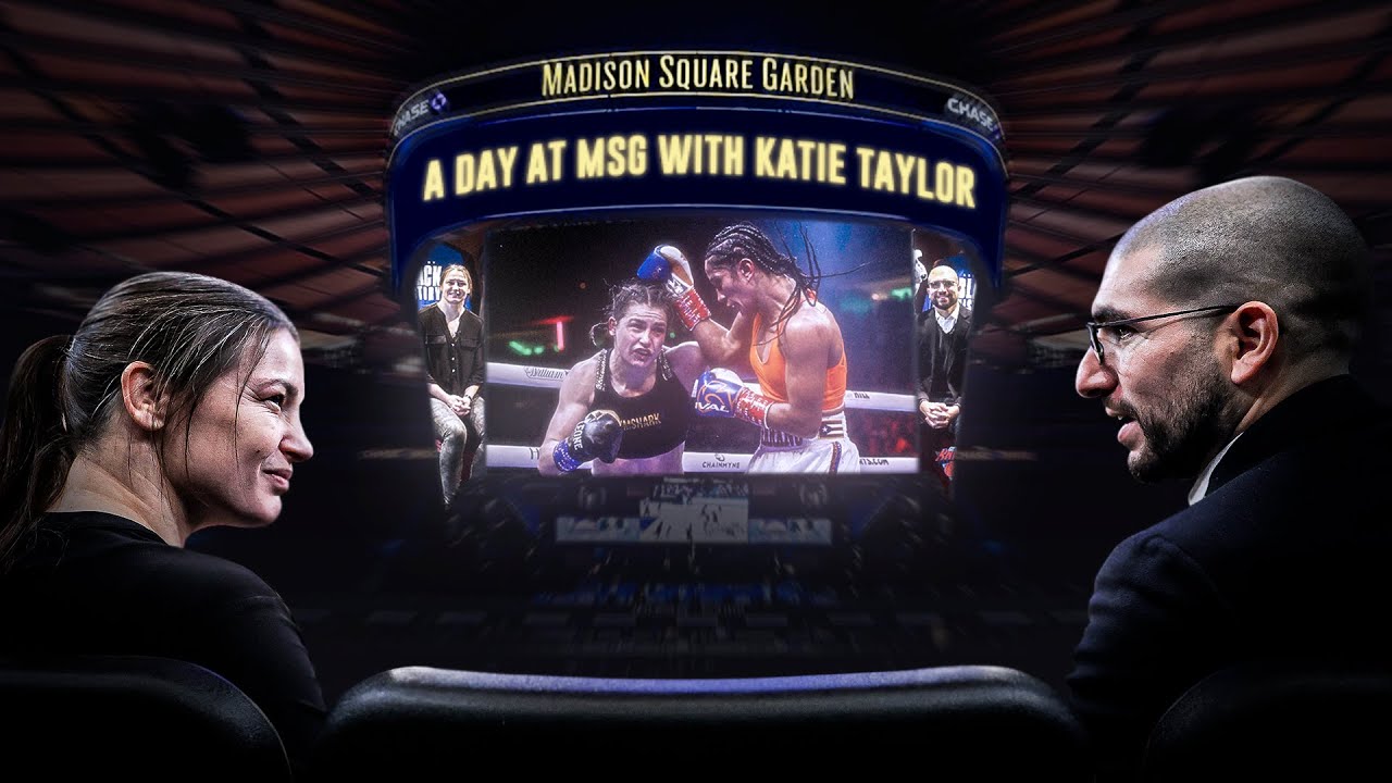 ARIEL HELWANI & KATIE TAYLOR - A Day at Madison Square Garden | One ...