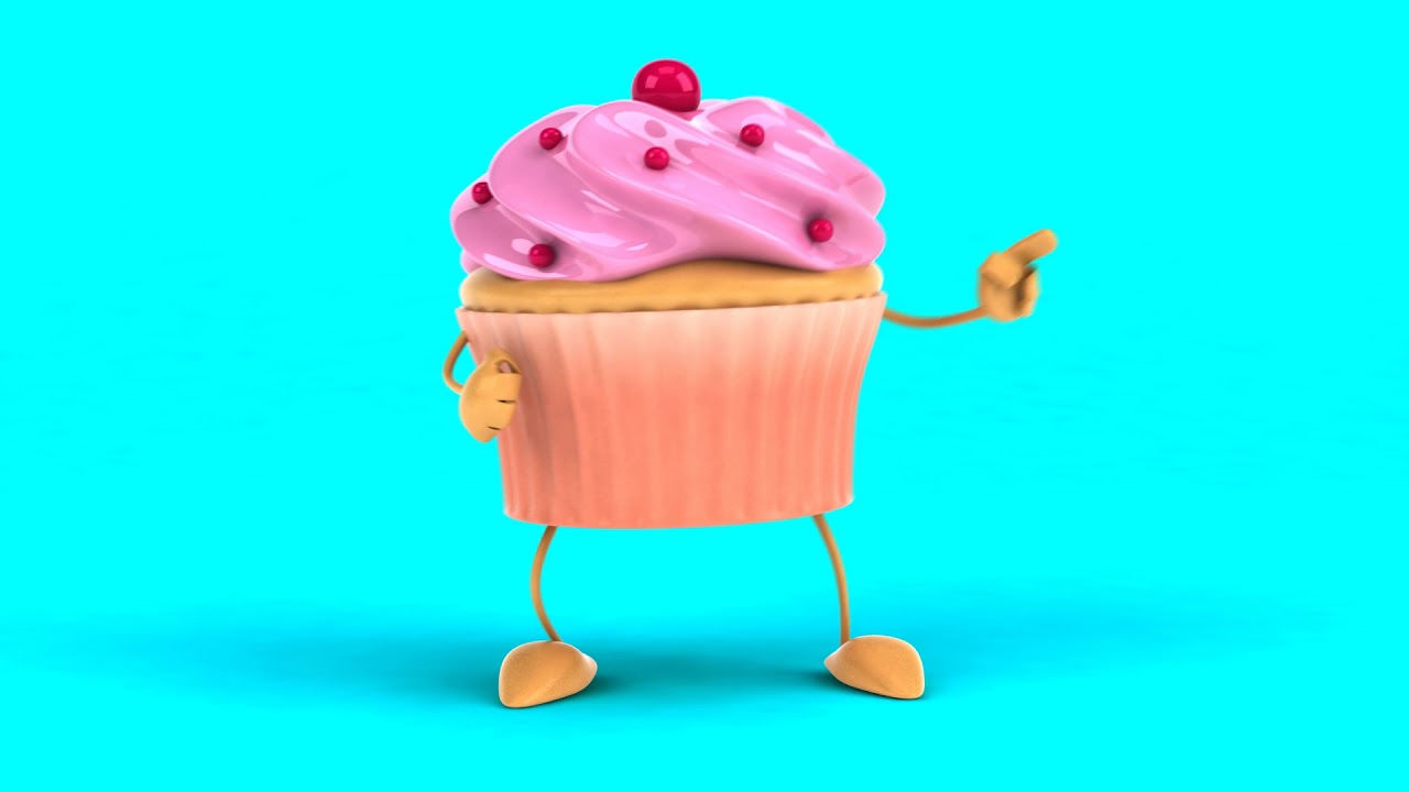 Dancing cupcake ! - YouTube