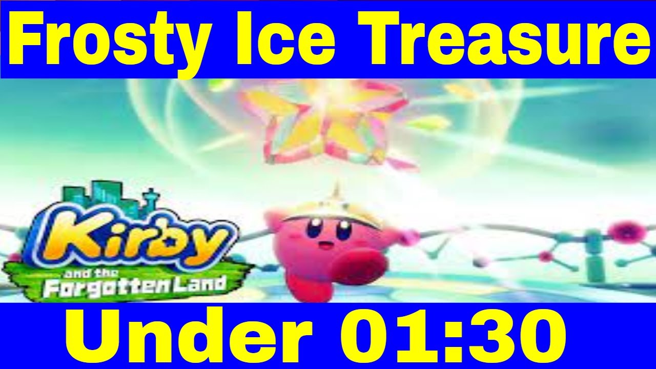 Kirby and the forgotten land: Frosty Ice Treasure (Treasure road) - YouTube