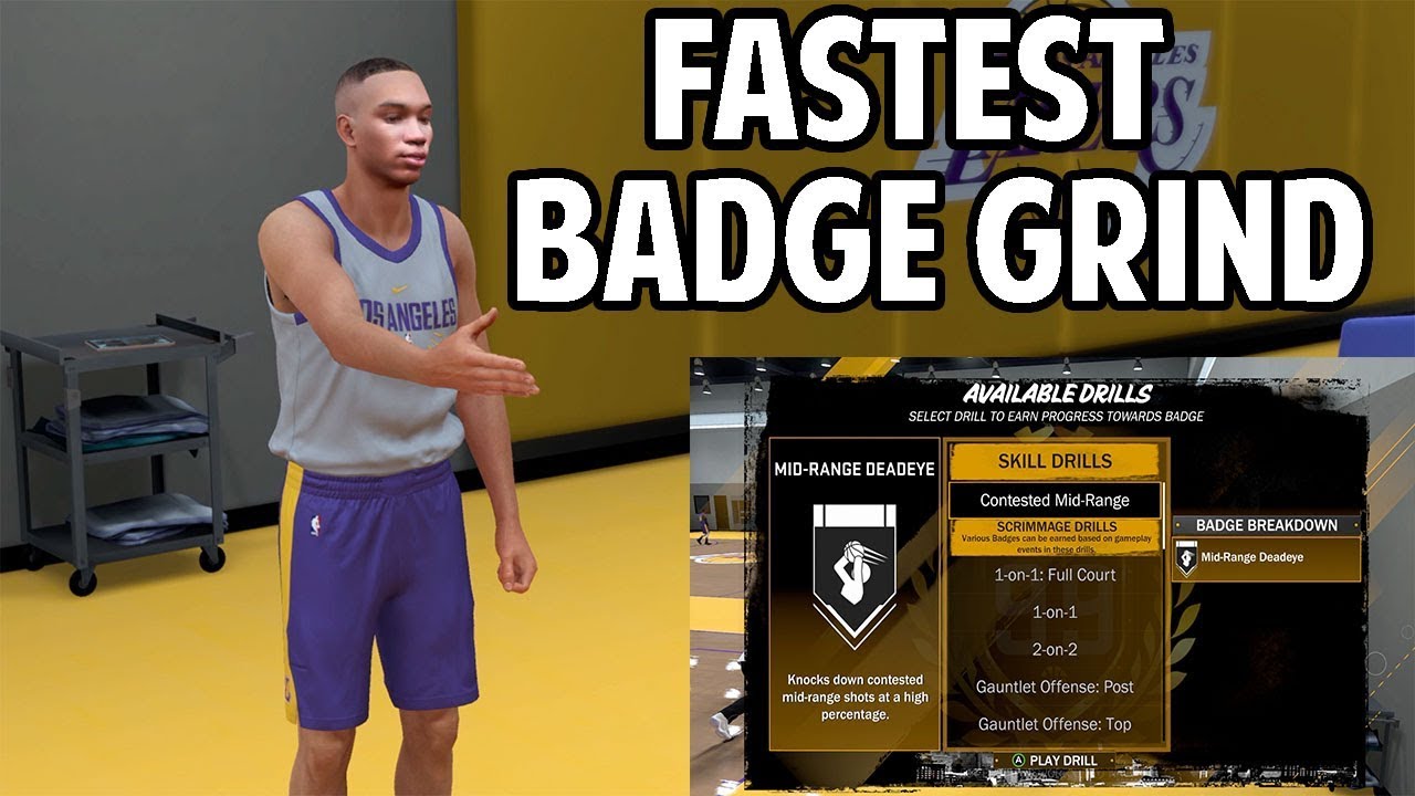 Fastest Way to get Badges NBA 2K18! Team Practices and Skill Drills ...