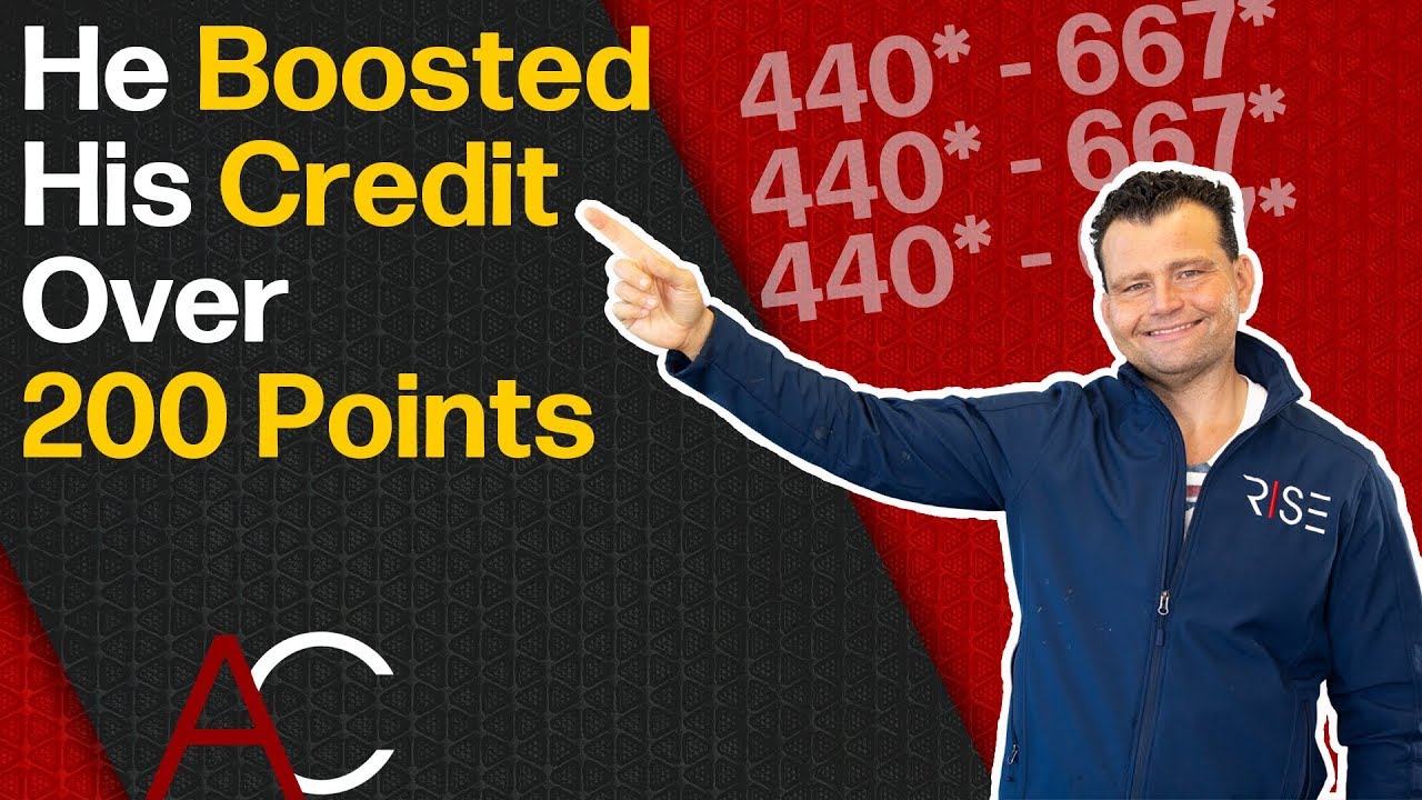 He Boosted His Credit 200 Points! Learn How You Can Too! - YouTube