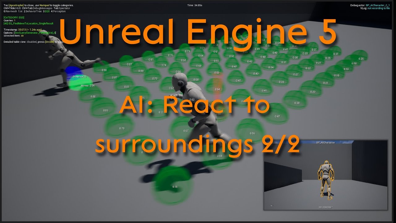 Tutorial Ai React To Surroundings Eqs 2 2 Unreal Engine 4