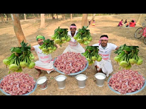 Bengali special chicken curry recipe || New style chicken recipe cooking for village poor people