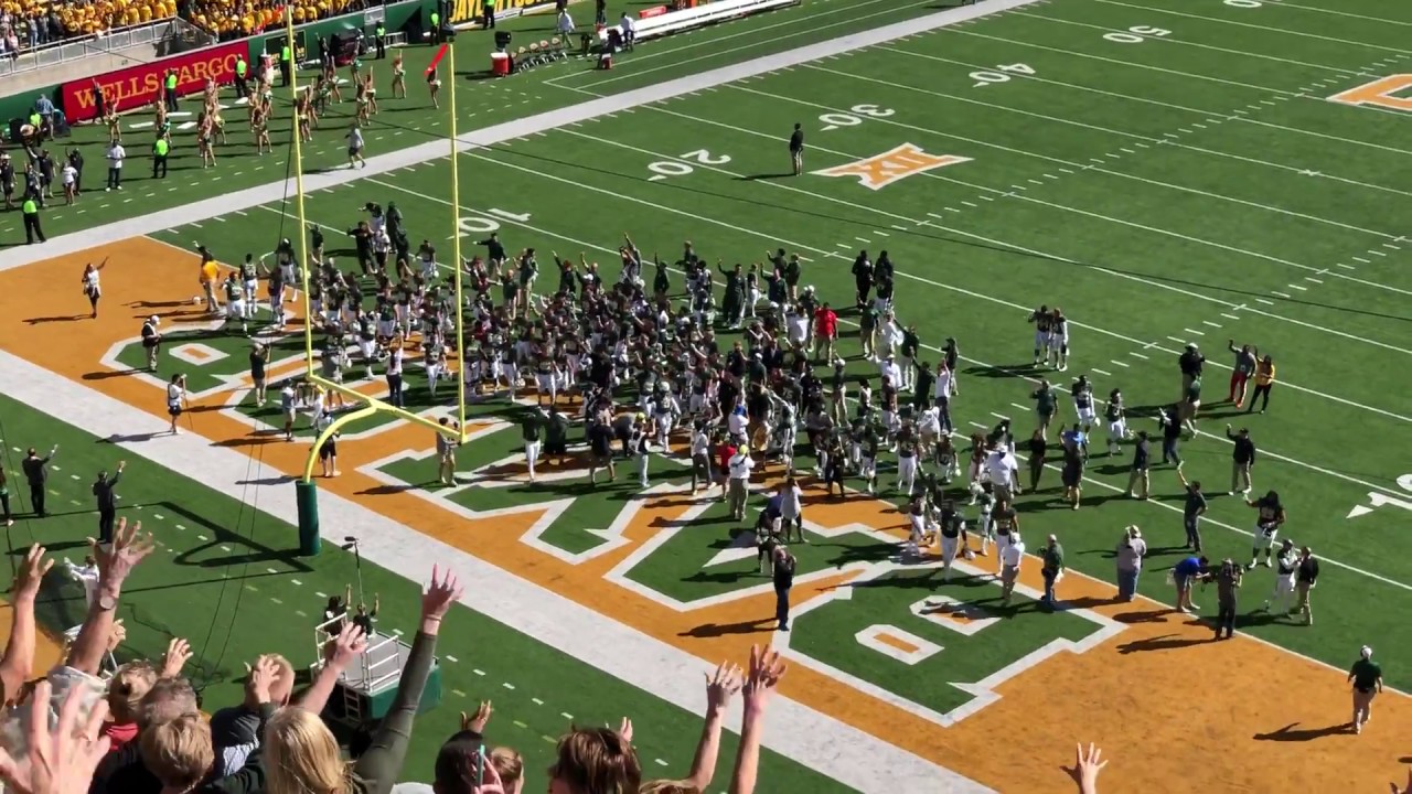 Good Old Baylor Line End Of Baylor Bears Victory Over Oklahoma State ...