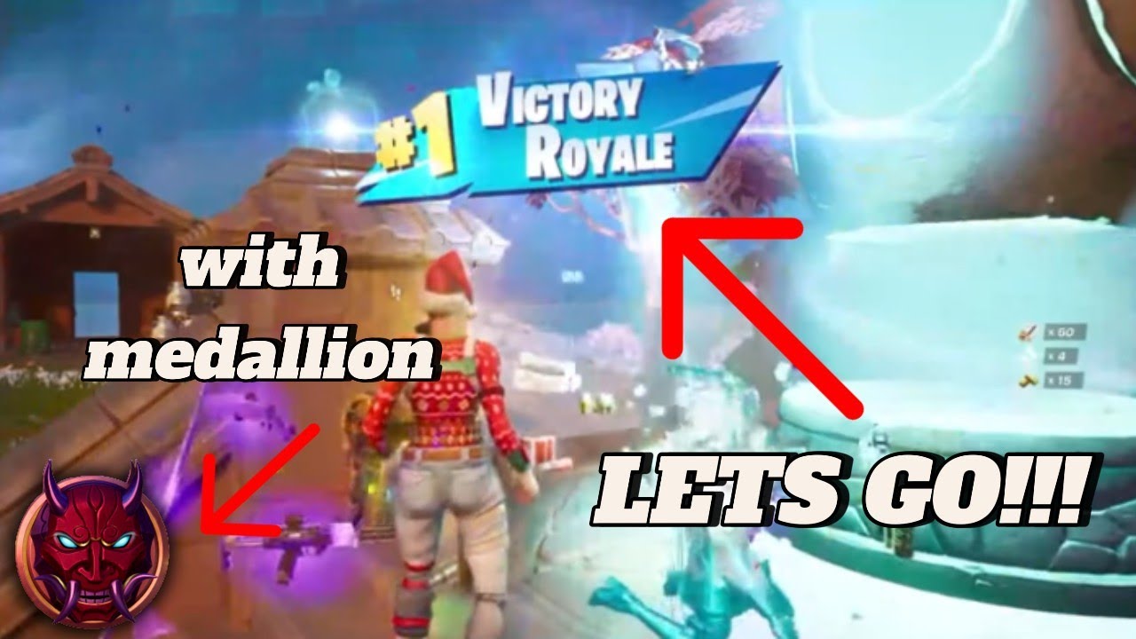 EPIC Fortnite Medallion win! (short video) - YouTube