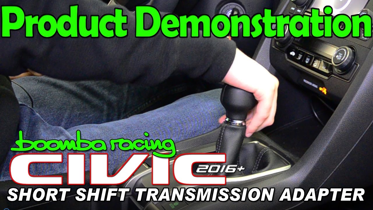 Product Demo | Boomba Transmission Adapter for '16+ Honda Civic 6MT ...