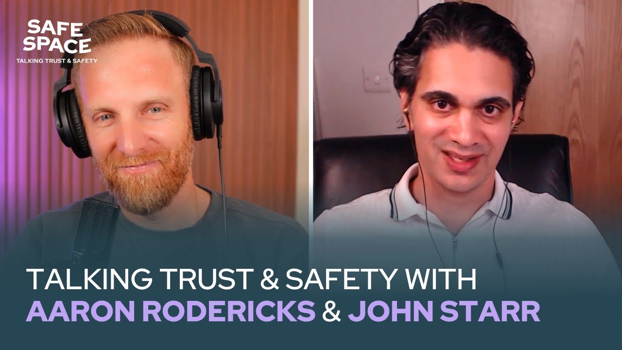 Safe Space, a Trust & Safety Podcast: Aaron Rodericks | EP 4 - YouTube
