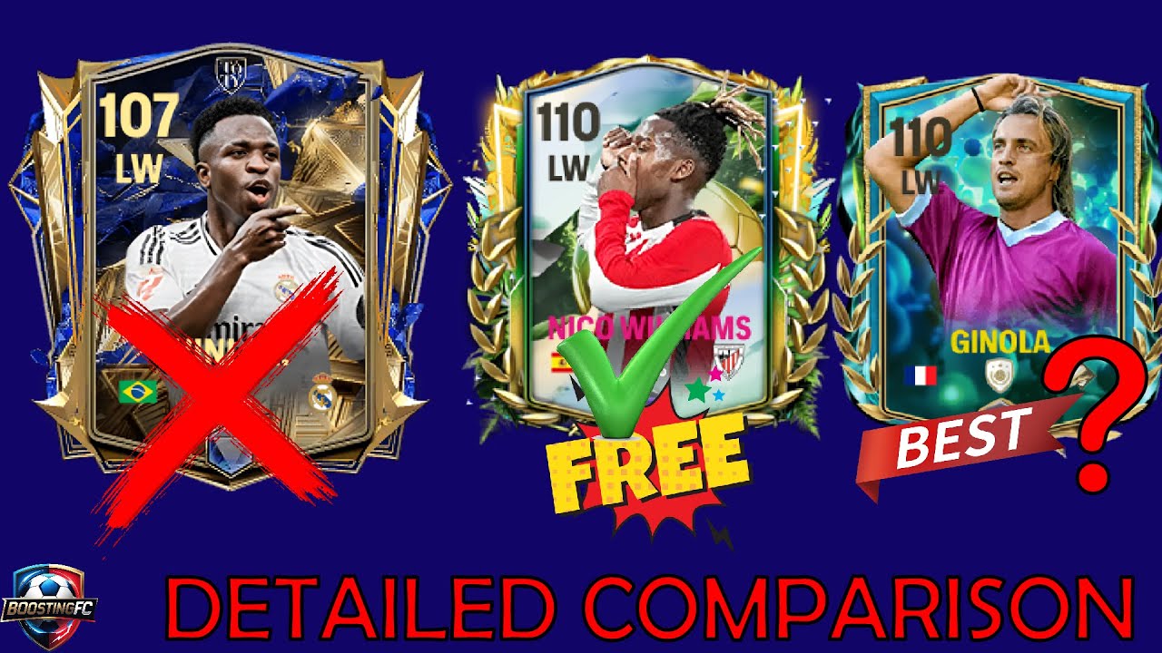 THE BEST COMPARISON OF THE Best LW Cards in FC Mobile | WHICH IS THE ...
