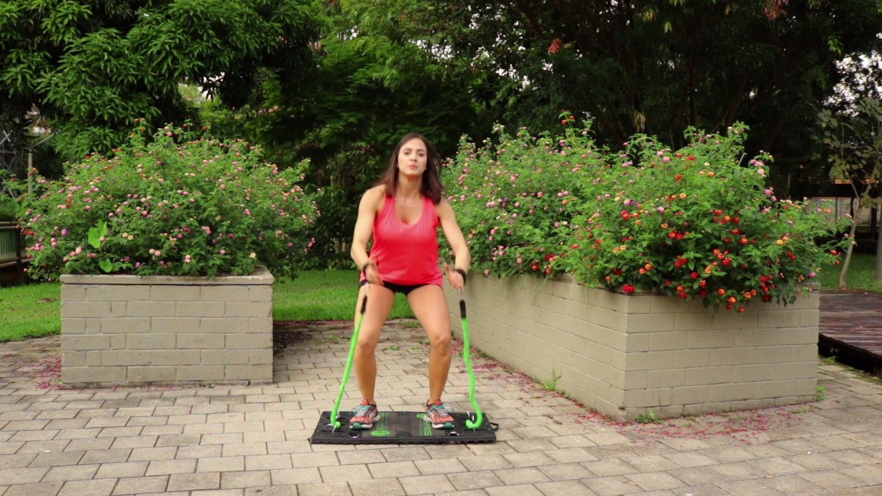 BodyBoss - Portable Home Gym - Bucket Tosses Right - YouTube