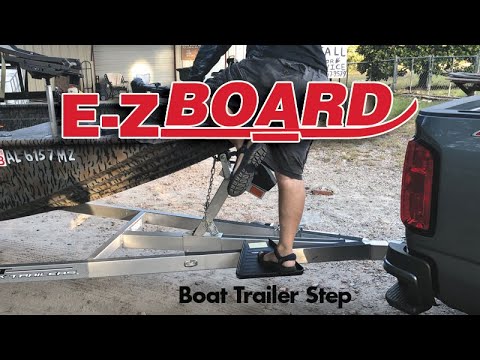 E-Z Board Boat Trailer Step - YouTube