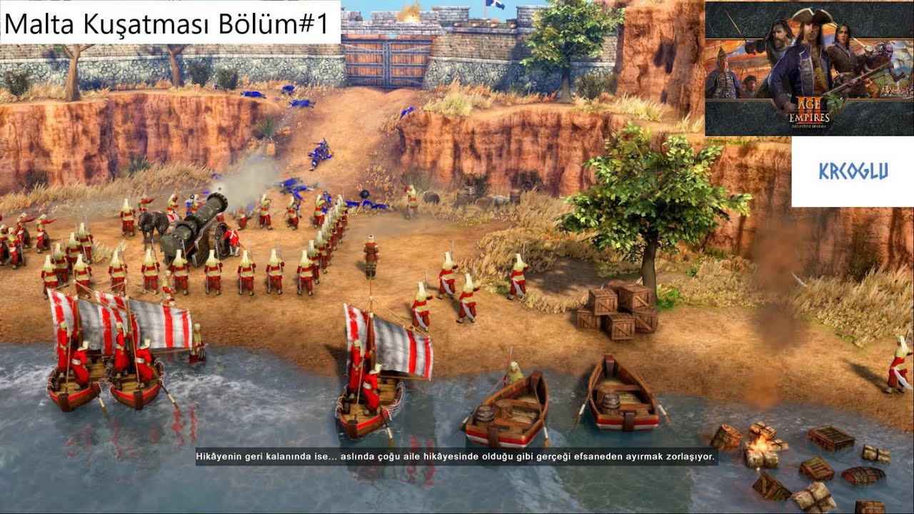 Osmanlı'nın Malta'yı Kuşatması. [Age Of Empires 3 Definitive Edition ...
