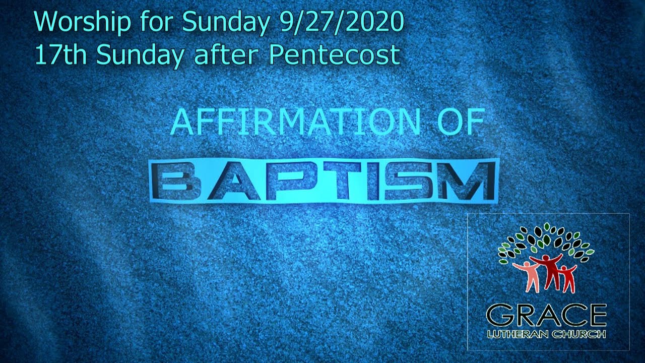 Sunday September 27, 2020 - YouTube