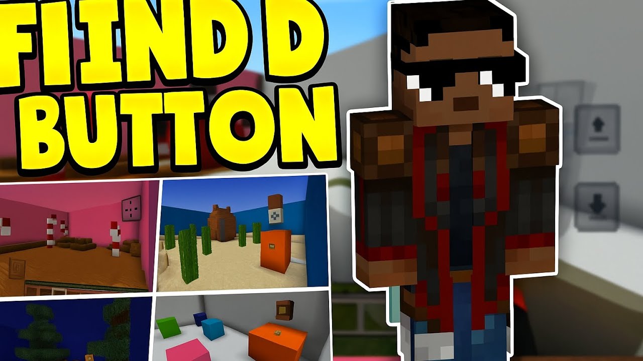 Minecraft But The Button is Hidden... Can you beat me? #minecraft # ...