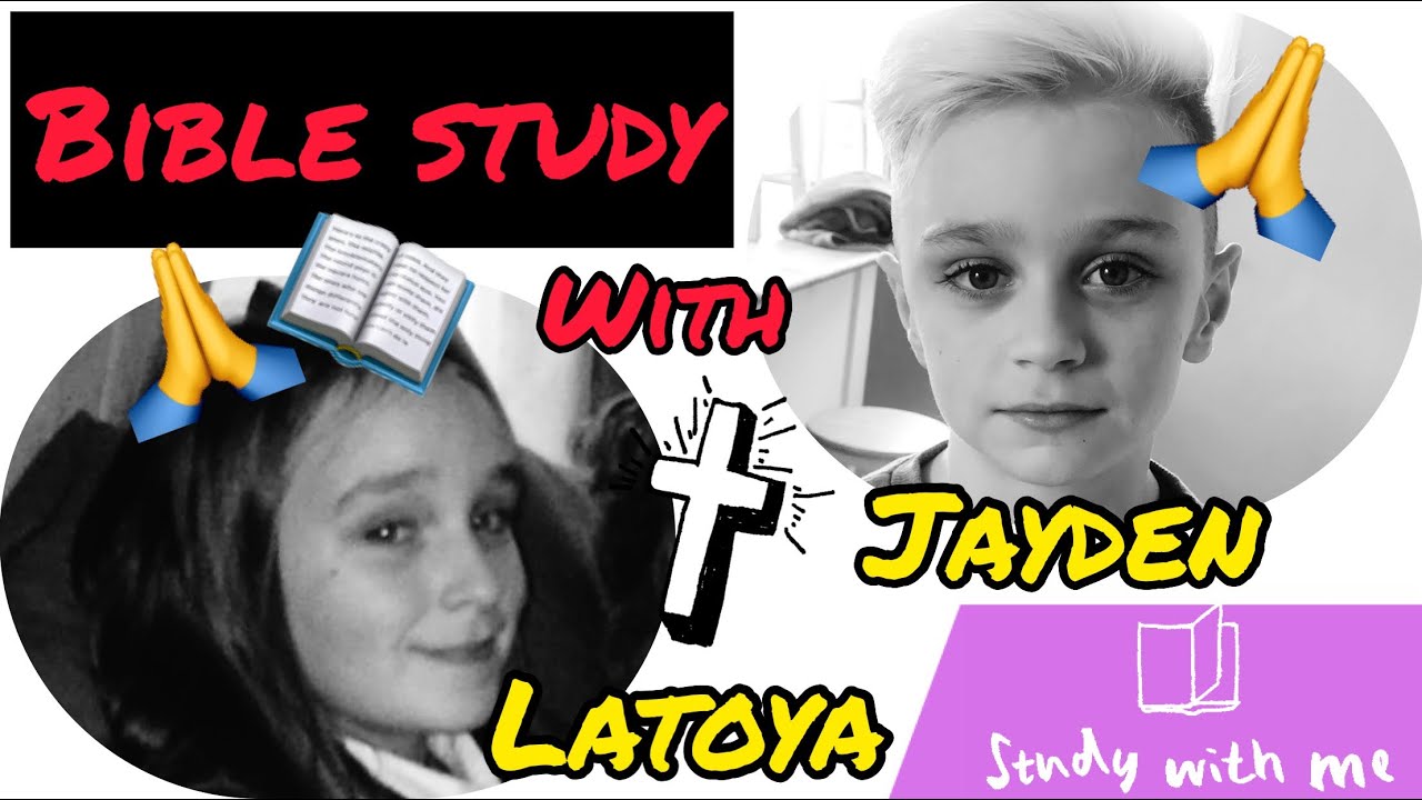 Bible study with Latoya and Jayden - YouTube