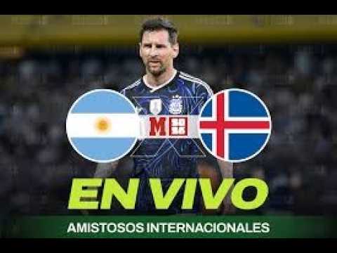 argentina vs islandia/  amistoso
