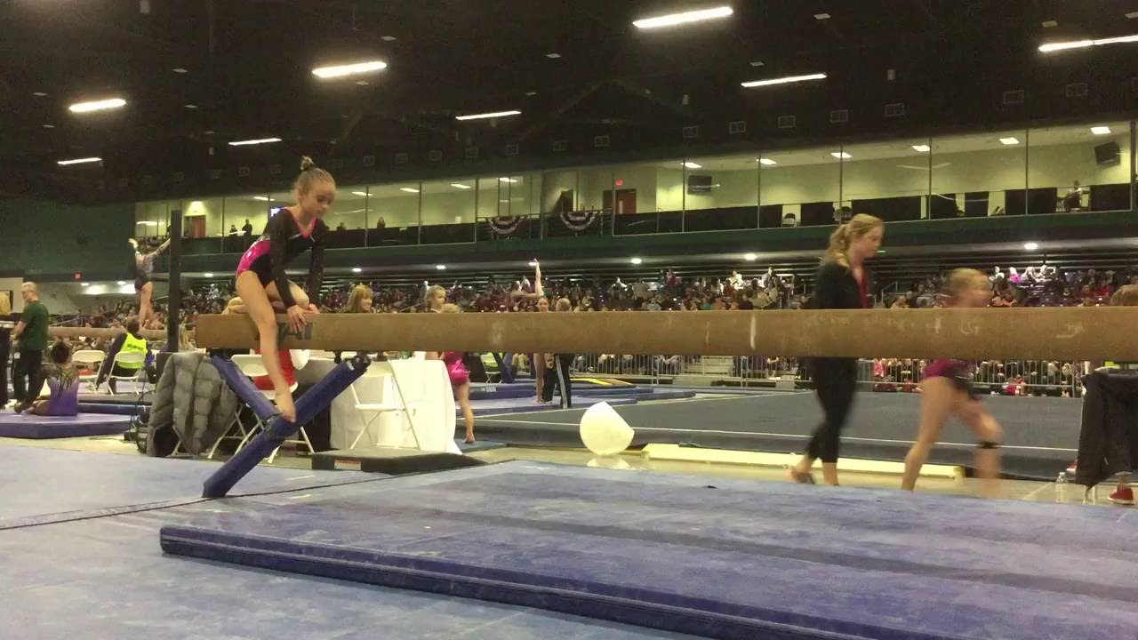 Riley Bronze Beam Routine - GGI 2016 - 1st Place - YouTube