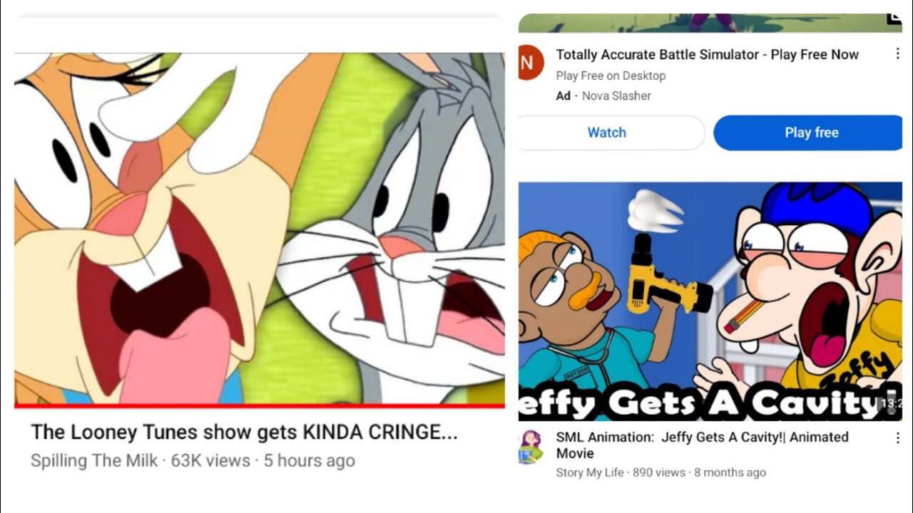 Jeffy Gets a Cavity Animated / The Looney Tunes Show gets Kinda Cringe ...