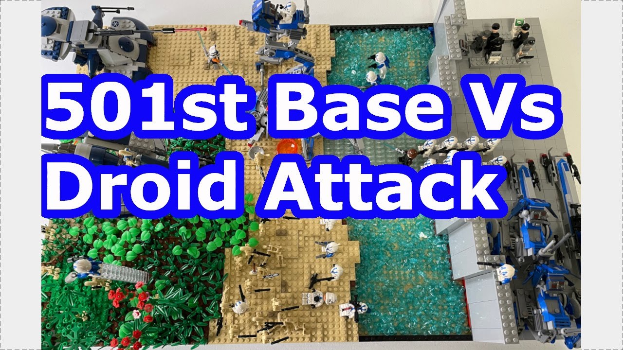 Building A 501st Base With Five 501st Battle Packs With Timelaps - YouTube