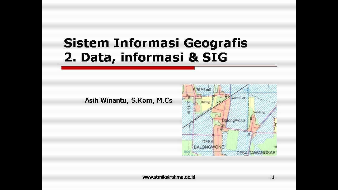 SIG 2. data,informasi & SIG - YouTube