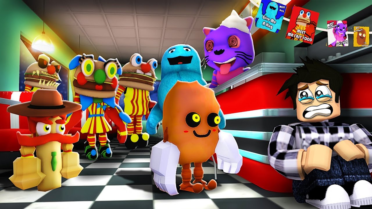 ENFERMER PAR L'ÉNORME HAMBURGER DANS ROBLOX ! (Escape Mr Fast Food's ...